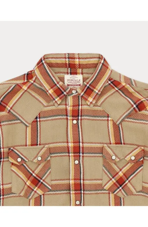 FORTELA Josh Tartan Texan Check Shirt