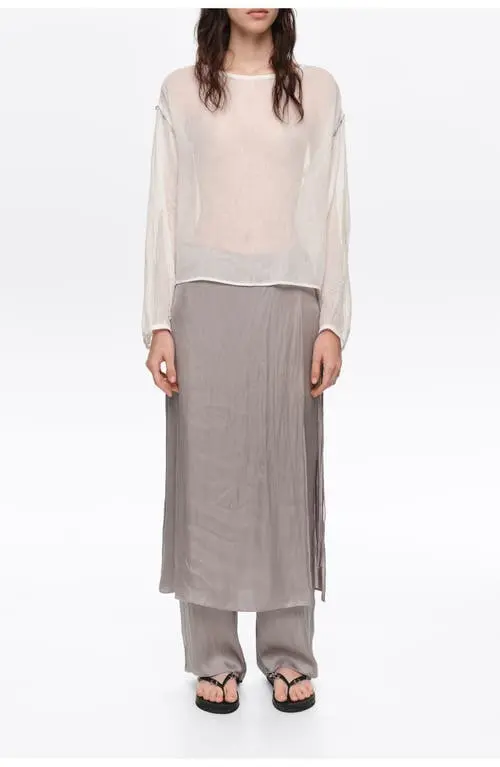 Bimba Y Lola Fluid Ankle Length Skort