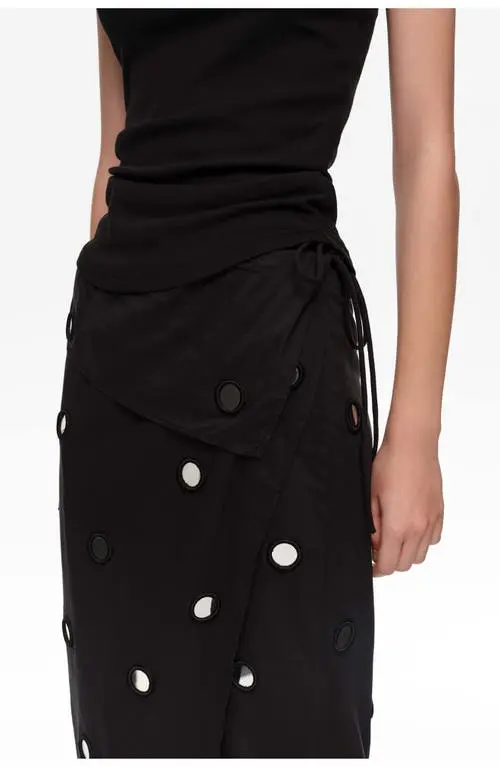 Bimba Y Lola Mirrored Sarong Midi Skirt
