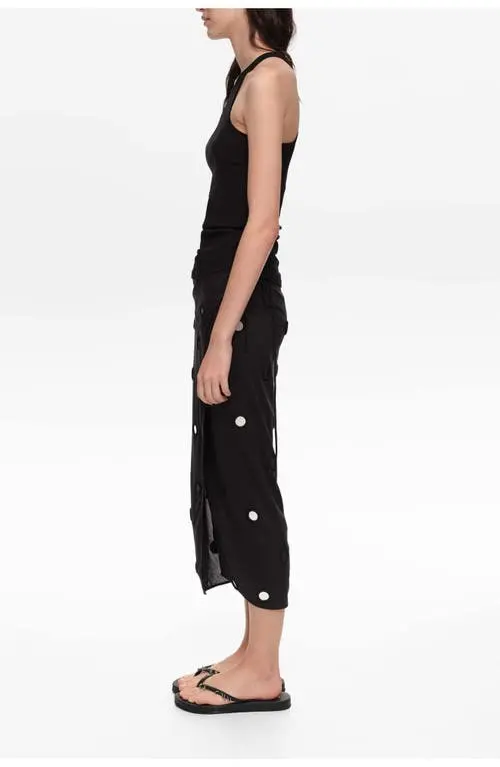 Bimba Y Lola Mirrored Sarong Midi Skirt