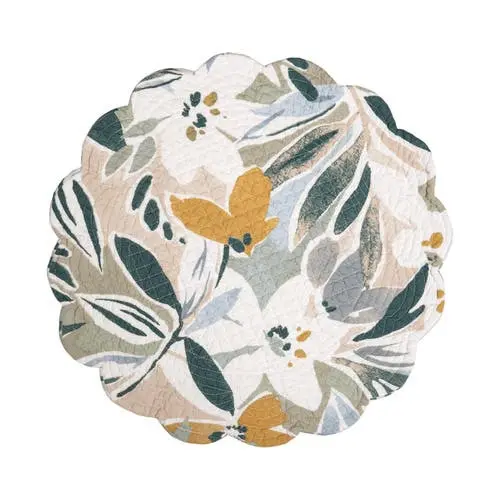 C&F HOME Joelle Round Set Of 6 Placemats 17"