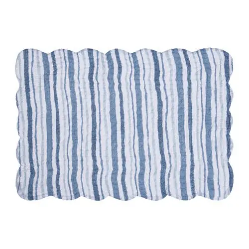C&F HOME Tidal Waves Set Of 6 Placemats 13" X 19