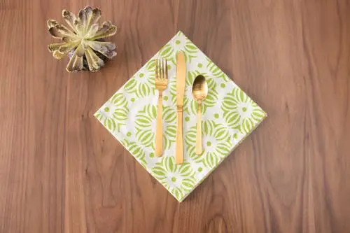 Carol & Frank Midge Citron Napkin Set Of 4