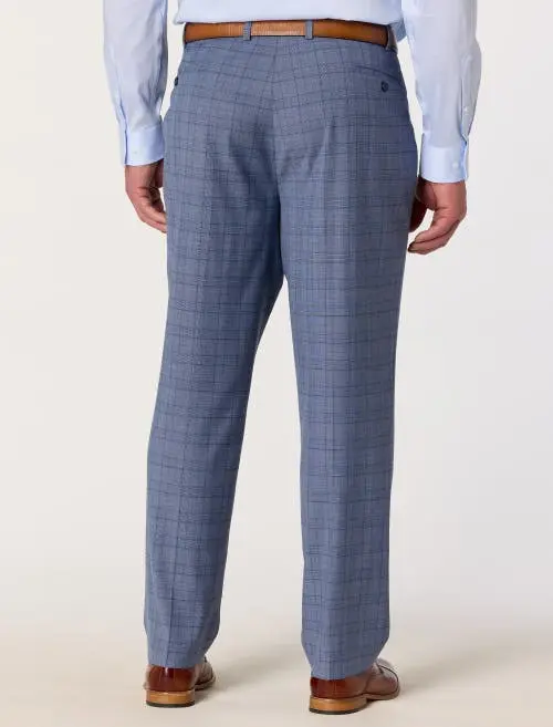 Michael Kors Big & Tall Glen Plaid Suit Pants
