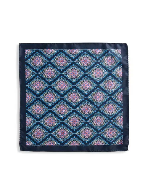 SYNRGY BY DXL Big & Tall Medallion Pocket Square