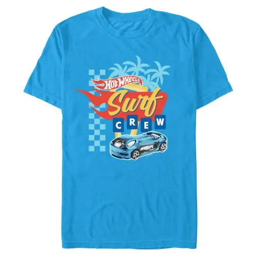 HOT WHEELS Surf Crew Vintage Sign Short Sleeve Graphic T-shirt - Sapphire