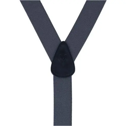 ASCENTIX Classic Stretch Convertible Suspenders - Gray