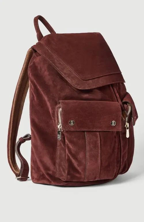 Brunello Cucinelli Suede Leisure Backpack