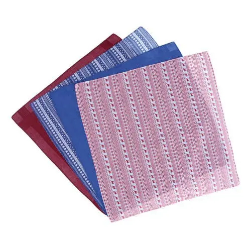 ASCENTIX 4-pack Holiday Cotton Handkerchiefs
