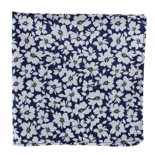 ASCENTIX Simple And Classy Cotton Foral Handkerchief