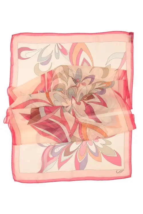 ELIZABETTA Lianalong Silk Scarf For - Pink