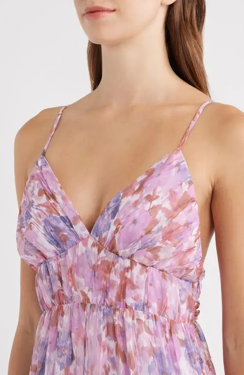 Lulus Shannon Tie Back Maxi Cocktail Dress