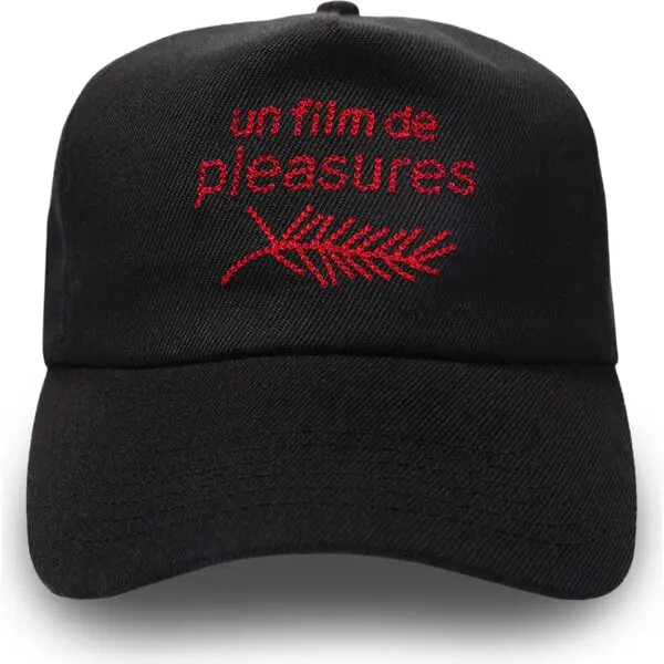 PLEASURES Film Snapback Baseball Cap - Black