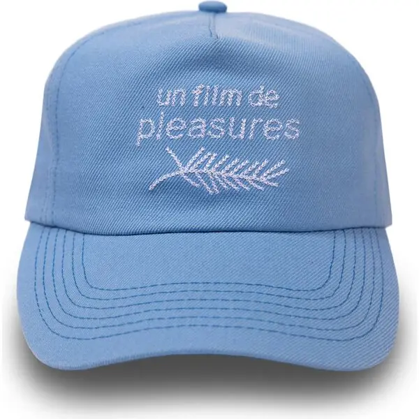 PLEASURES Film Snapback Baseball Cap - Blue