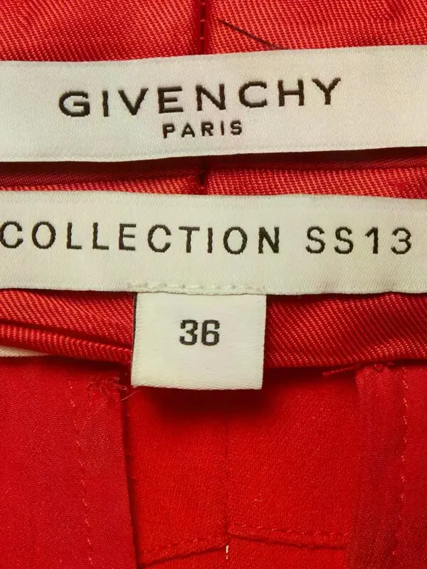 Givenchy Satin-trim Crepe Trousers