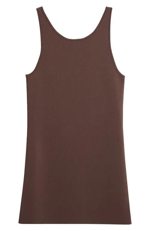 TOTEME Classic Compact Knit Tank - Walnut