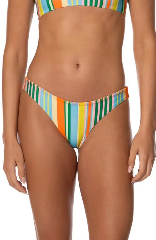 MAAJI Deep Sea Lines Iconic Reversible Bikini Bottoms - Open Blue
