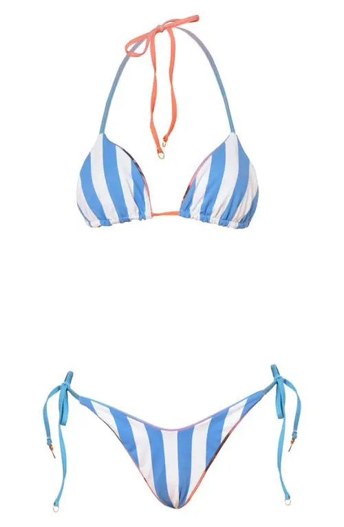 MAAJI Peach Drift Sunshine Reversible Side Tie Bikini Bottoms