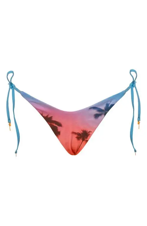MAAJI Peach Drift Sunshine Reversible Side Tie Bikini Bottoms