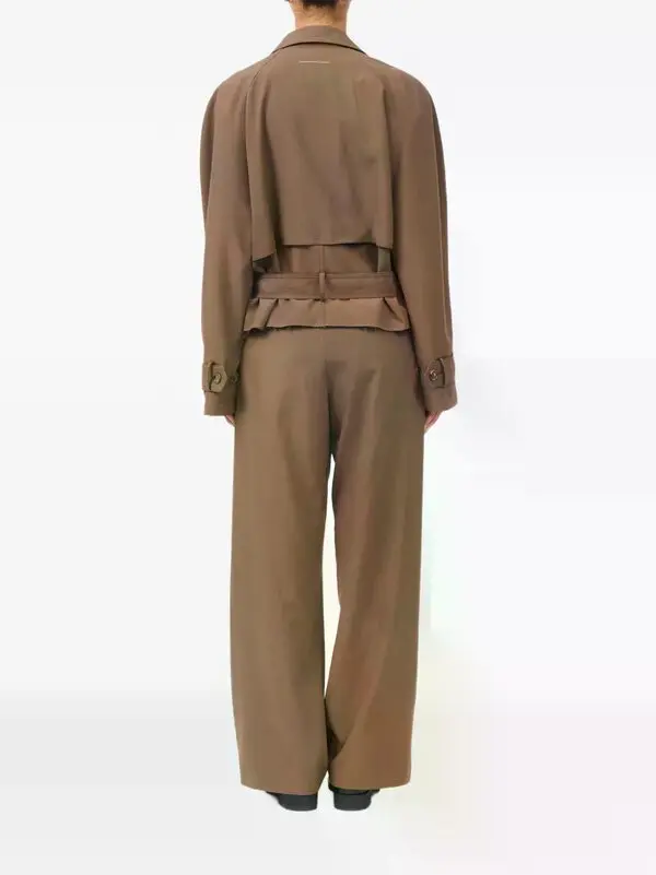 MAISON MARGIELA Belted Wool Blend Jacket