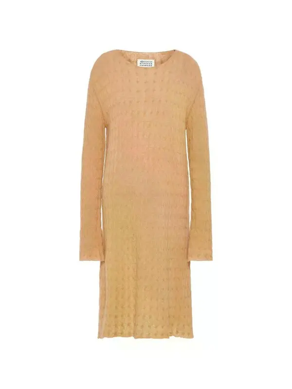 MAISON MARGIELA Cable-stitch Knitted Dress