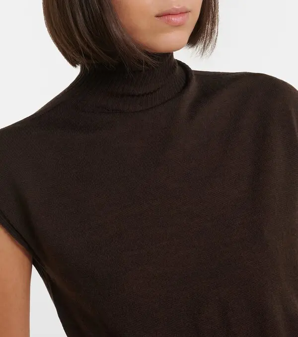 Rick Owens Virgin Wool Turtleneck Sweater