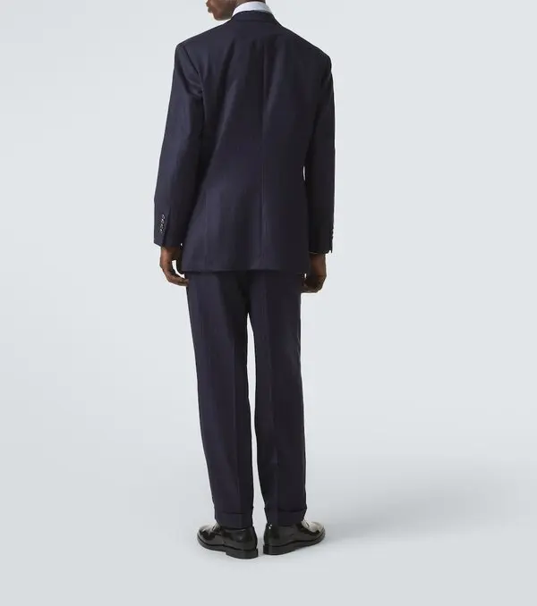 Brunello Cucinelli Pinstripe Virgin Wool Suit