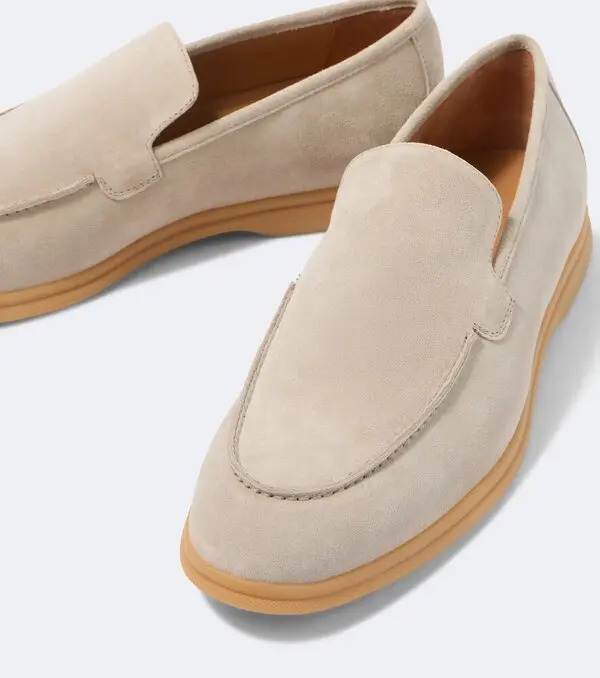 Eleventy Suede Loafers - Grey
