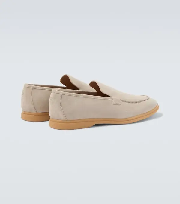 Eleventy Suede Loafers - Grey