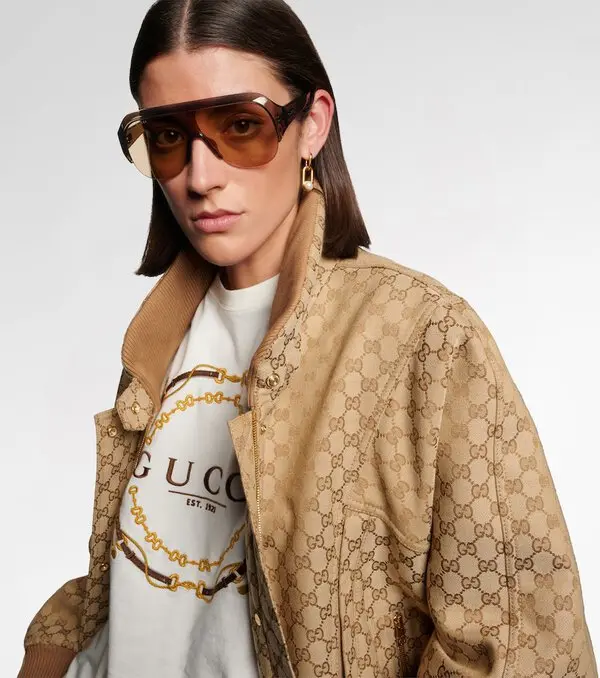 Gucci Shield Sunglasses