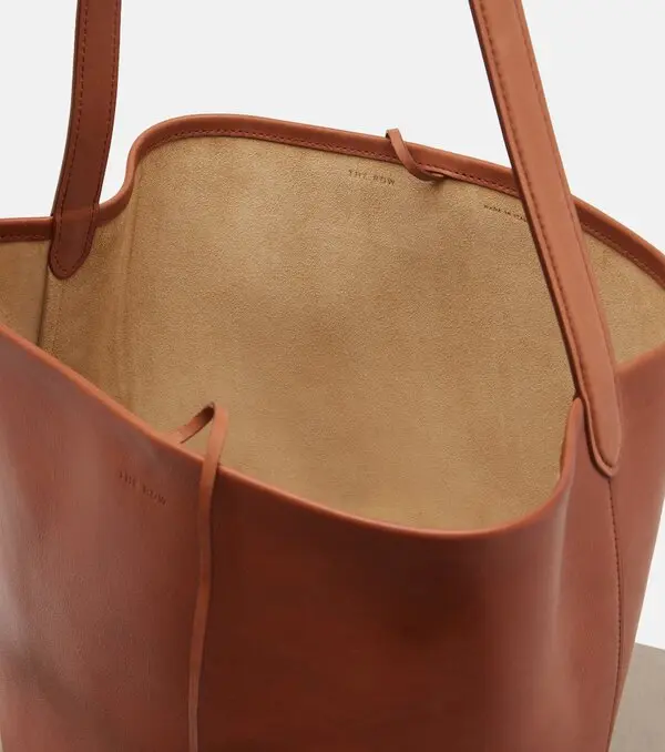 THE ROW N/s Park Large Leather Tote Bag