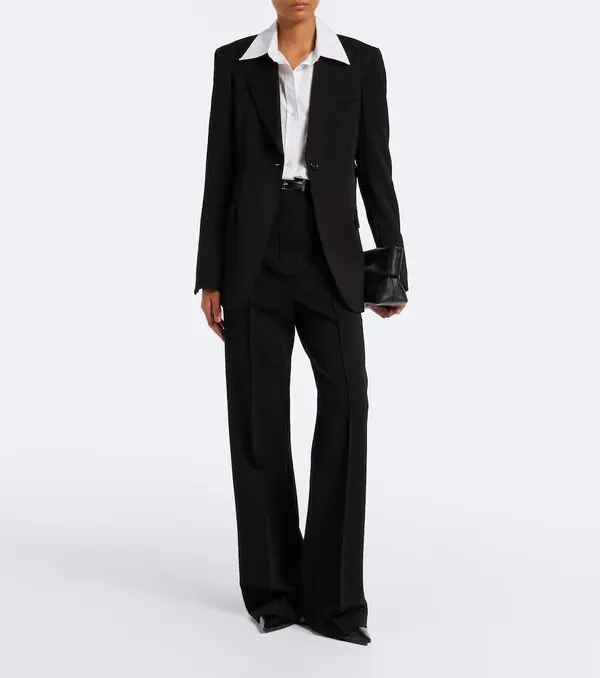 Sportmax Single-breasted Blazer - Black