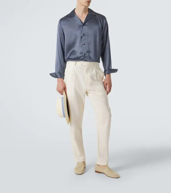 Frescobol Carioca Safra Silk Shirt