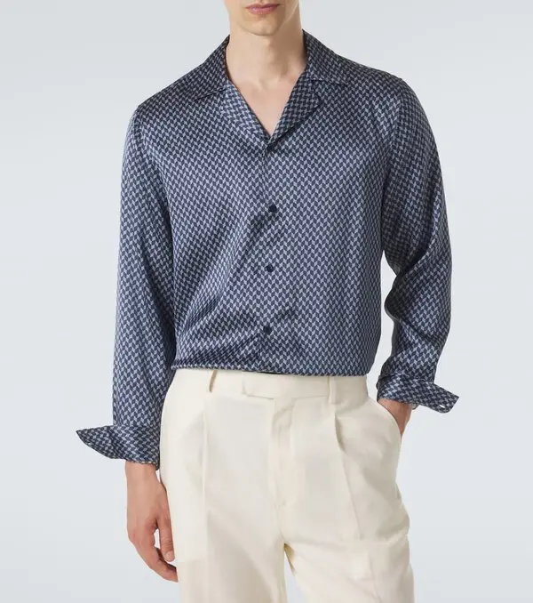 Frescobol Carioca Safra Silk Shirt