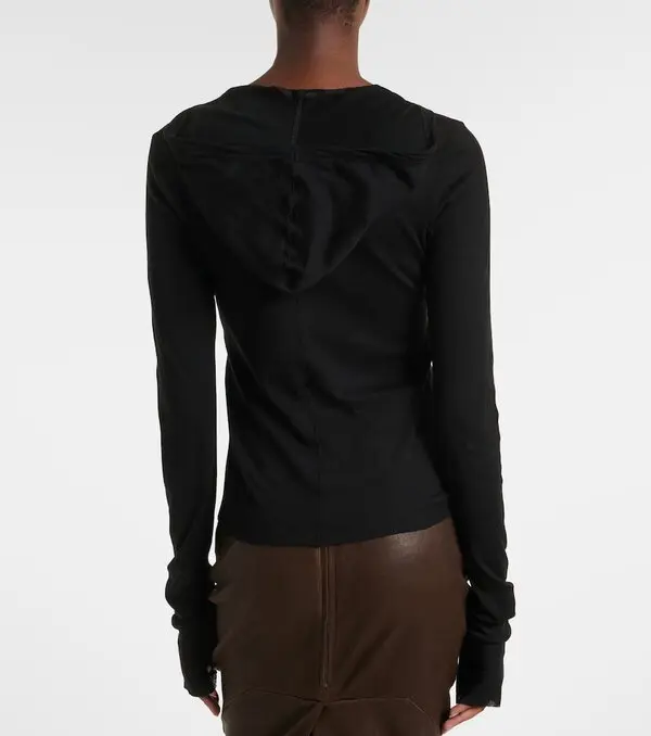 Rick Owens Cotton Jersey Top