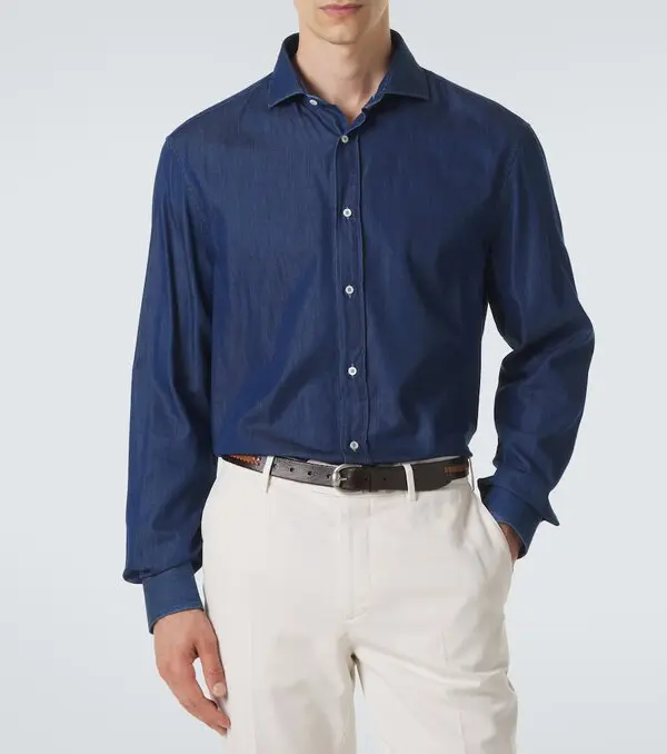 Brunello Cucinelli Denim Shirt