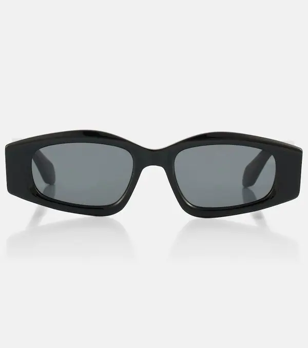 Alaïa Rectangle Sunglasses - Black