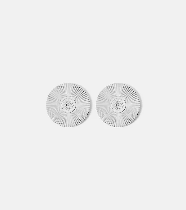 Christofle Malmaison Set Of 2 -plated Coasters - Silver