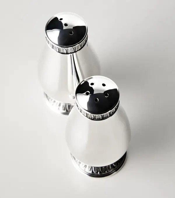 Christofle Malmaison -plated Salt And Pepper Shakers