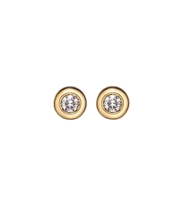 David Yurman Pavé Diamond Earrings - Gold