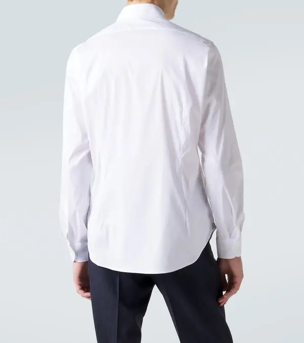Eleventy Cotton-blend Poplin Shirt