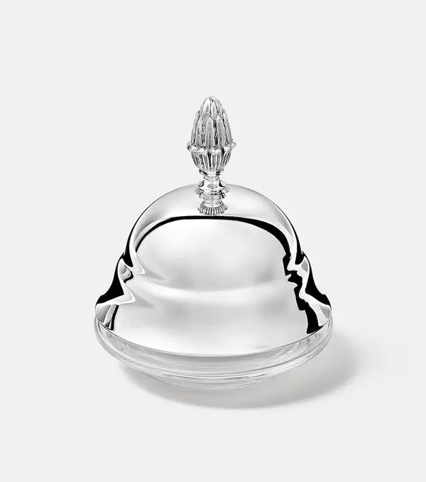 Christofle Malmaison -plated Butter Dish
