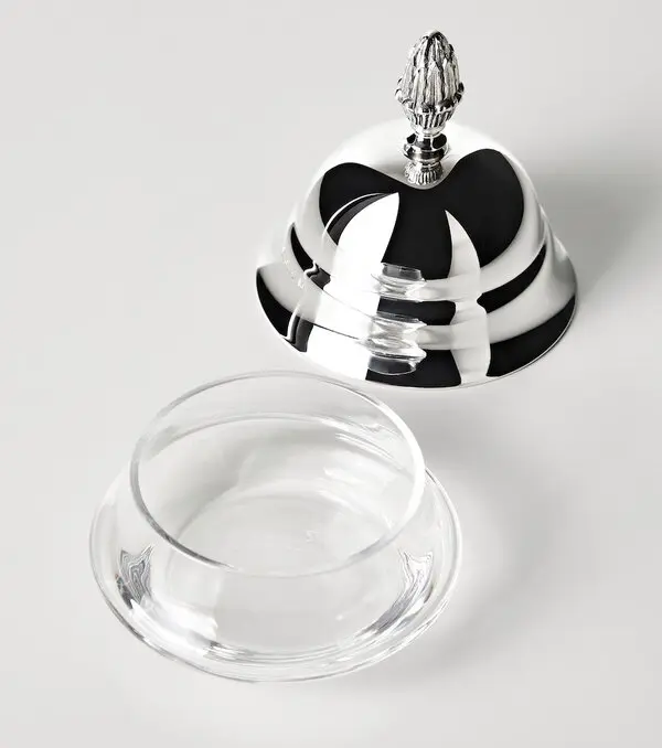 Christofle Malmaison -plated Butter Dish