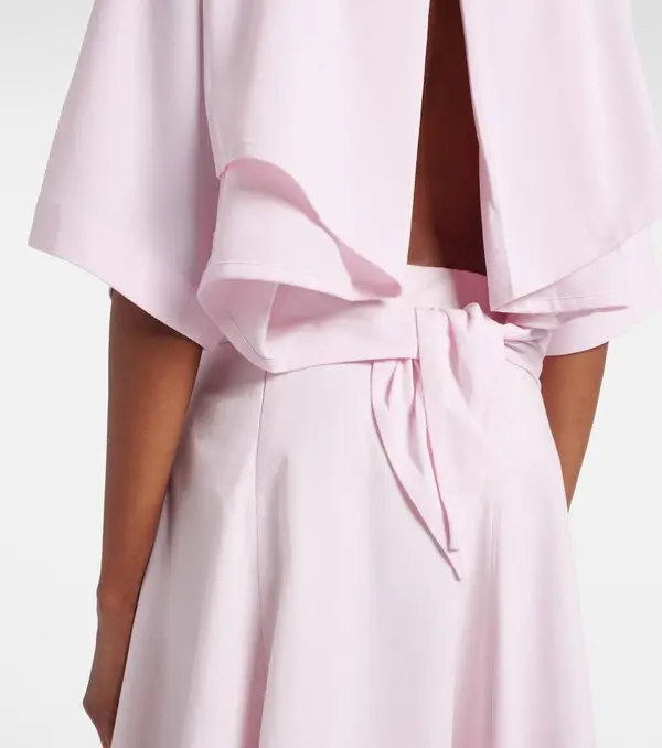 Jacquemus Moisson Oversized Open-back Jersey T-shirt