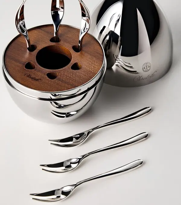 Christofle Mood Yummy -plated 6-piece Fork Set