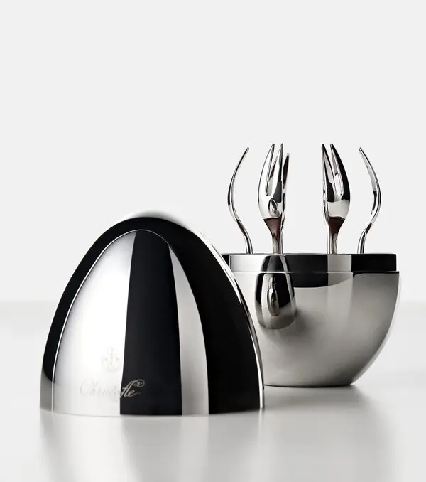 Christofle Mood Yummy -plated 6-piece Fork Set