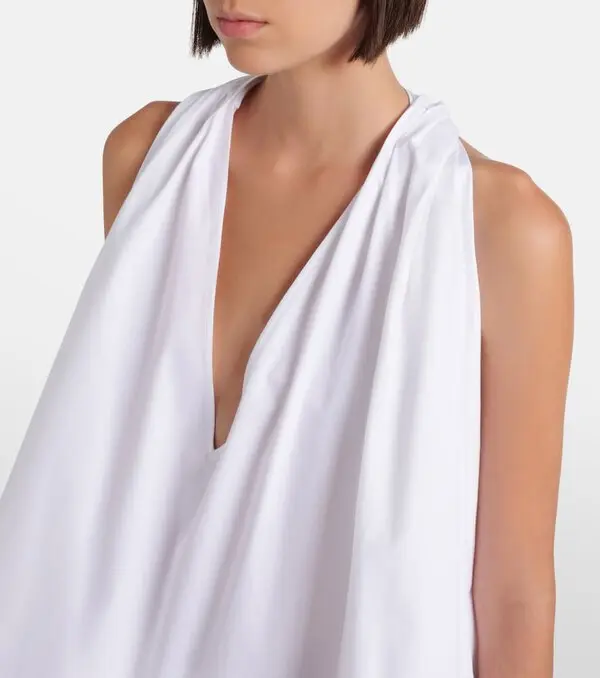 Jacquemus Norma Cotton Poplin Top