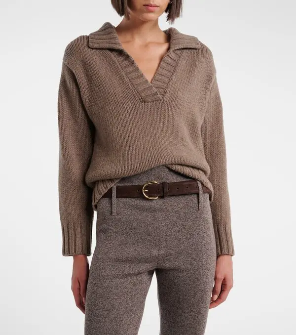 Magda Butrym Cashmere Polo Sweater