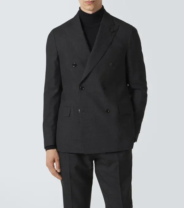 LARDINI Prince Of Wales Check Suit