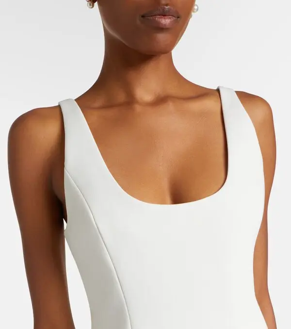 RÓHE Bridal Fringed Wool-blend Gown